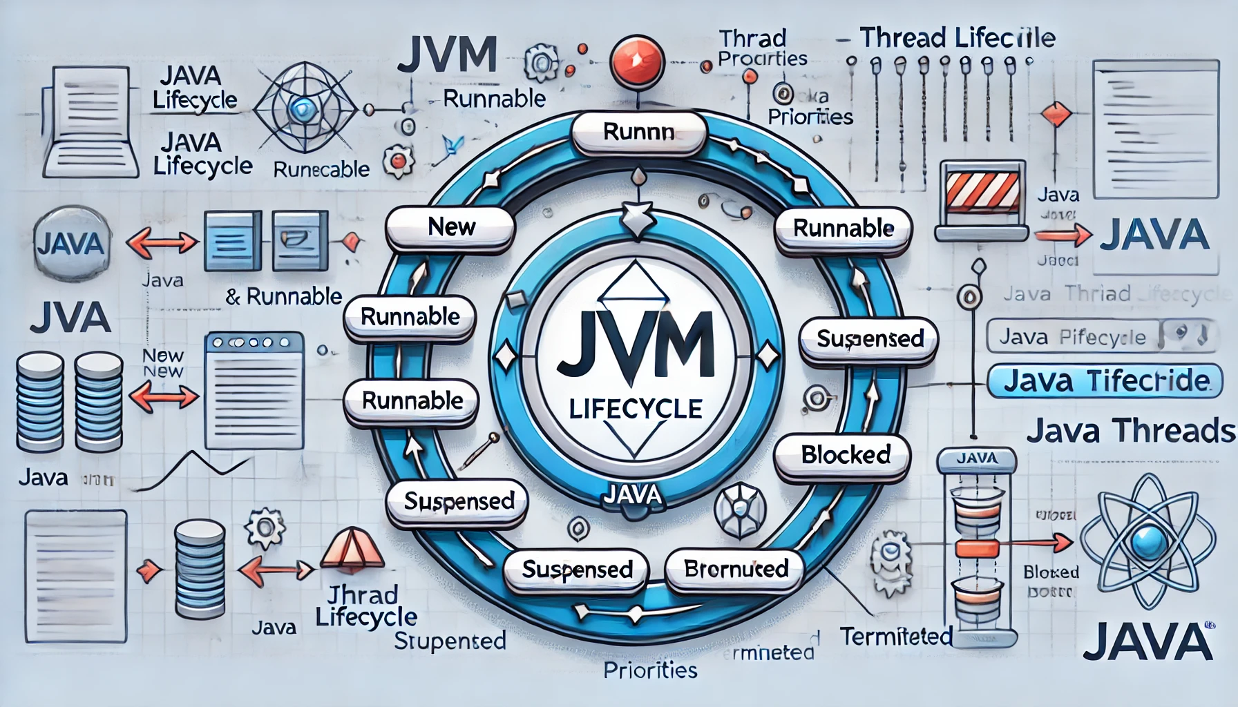 Thread-Ausführungsreihenfolge in der JVM verstehen